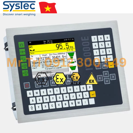 Giải pháp hiển thị và điều khiển cân băng tải SysTec, IT4000E EX ...