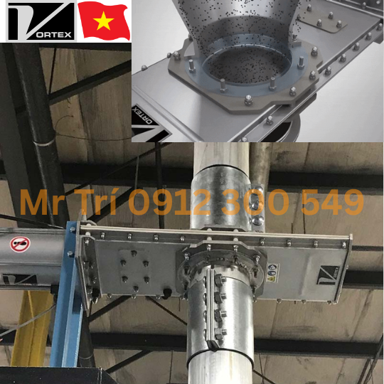 Vortex USA Stainless Steel 316 FDA-Certified Slide Gate Valve in Vietnam